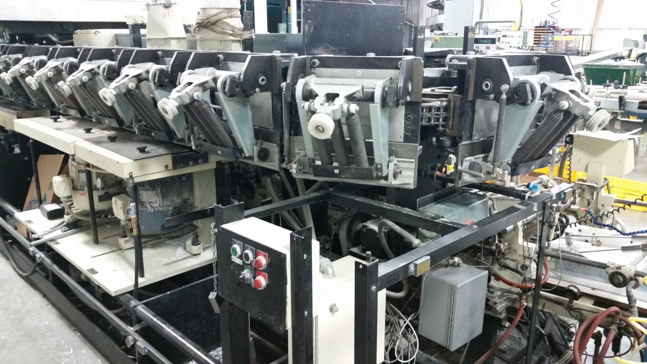 Lot #68: Harris UB11 Perfect Binder, 36 Station Gathering System ...